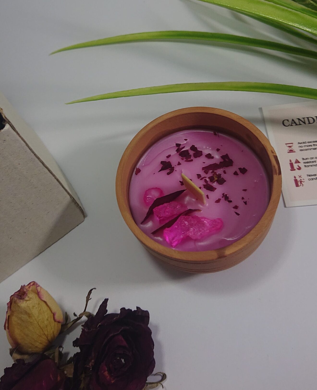 Terracotta Scented Candle – Romantic Rose – Craftsy Shop